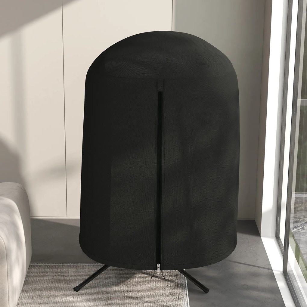 Outsunny Ochranný obal na houpací křeslo Outsunny, nepromokavý, s UV ochranou a zipem, materiál Oxford Ø128 x 190 cm pro zahradní nábytek | Aosom.de