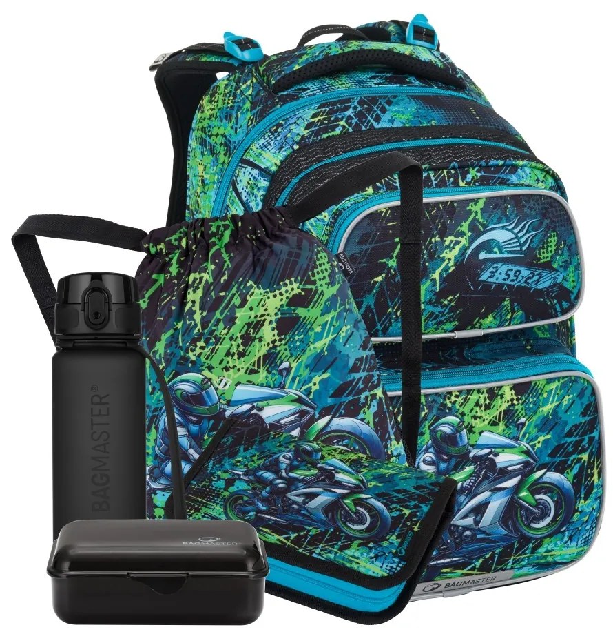 Bagmaster DOPI 25 A velký školní set pro prvňáčky – motorka