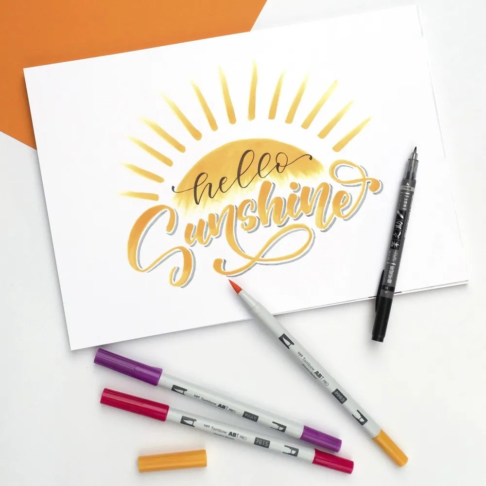 Tombow - sada na lettering Sunny Lettering Set