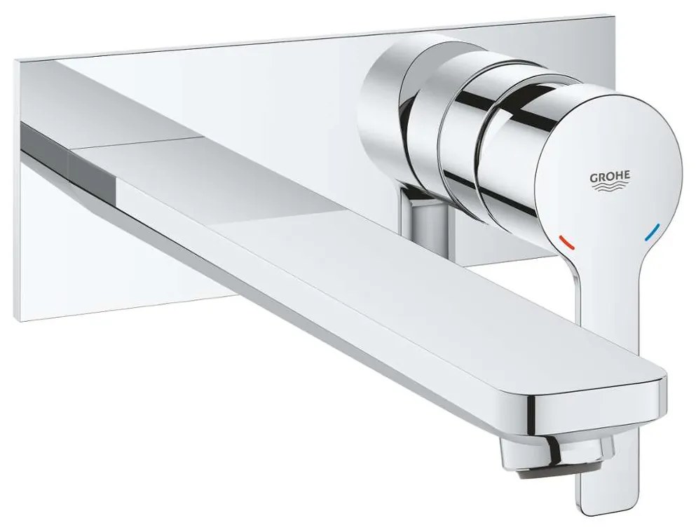 Grohe Lineare - Umyvadlová baterie L pod omítku, 2-otvorová instalace, chrom 23444001