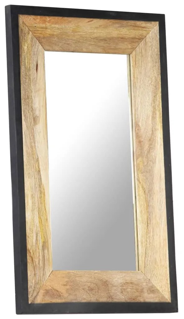 Zrcadlo 80 x 50 cm masivní mangovníkové dřevo - Default Title
