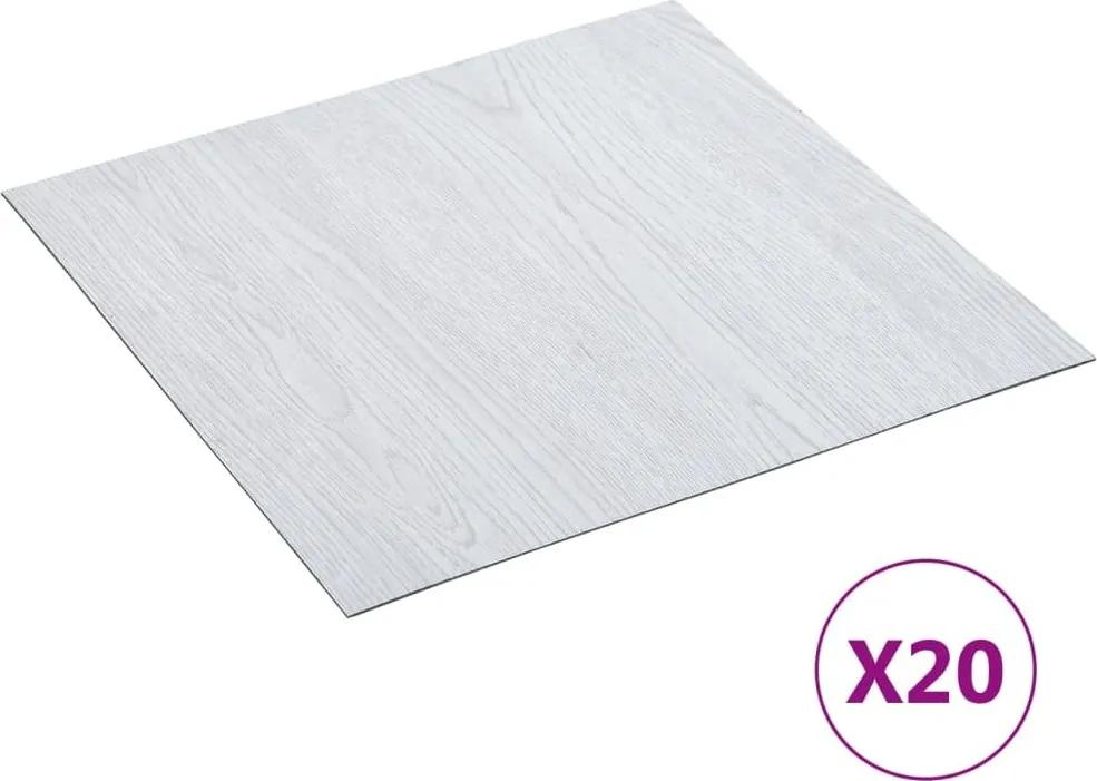 vidaXL Samolepicí podlahové desky 20 ks PVC 1,86 m² [330156] Barva: Šedá