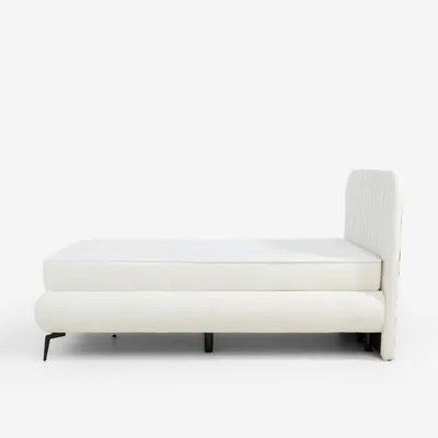 Postel boxspring VALO bílá 140x200