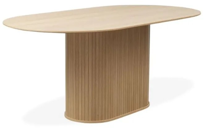 Jídelní stůl s deskou v dubovém dekoru 95x180 cm Nola - II. jakost – Unique Furniture
