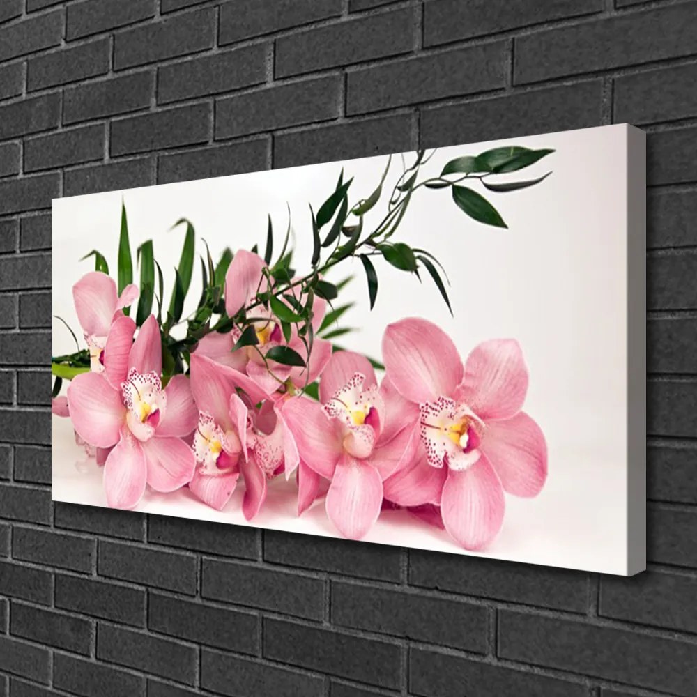 Obraz na plátně Orchidej Květiny Lázně 125x50 cm
