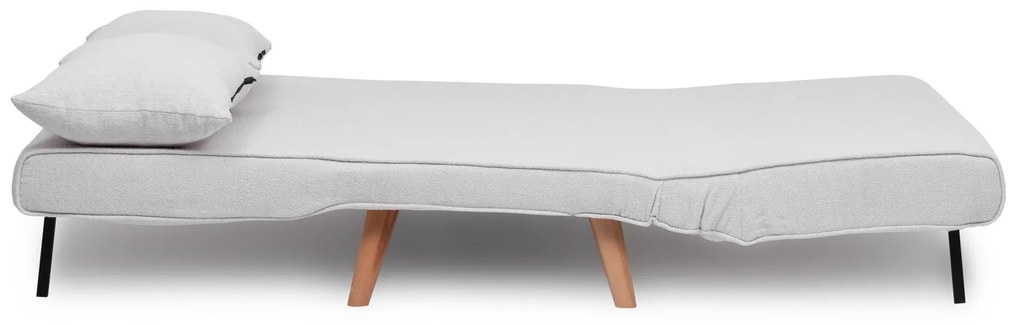 Hanah Home Rozkládací dvoumístná pohovka FOLDE krémová 120 cm