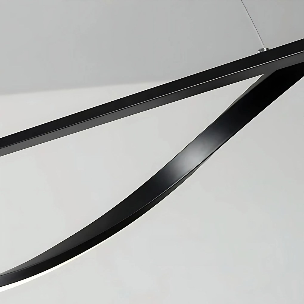 Toolight Závěsné LED osvětlení Modern D18 LHJ019-CP 120 cm černá