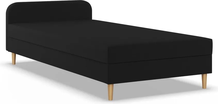 Čalouněná postel Caspe s čelem 80x200 cm
