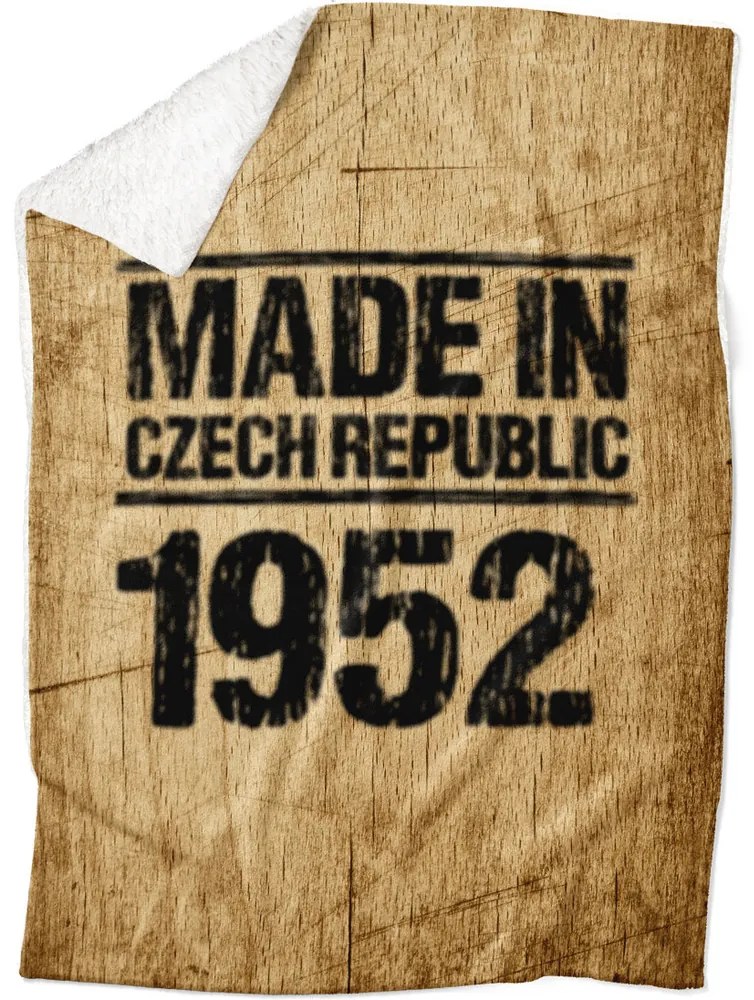 Deka Made In (rok: 1952, Podšití beránkem: ANO)