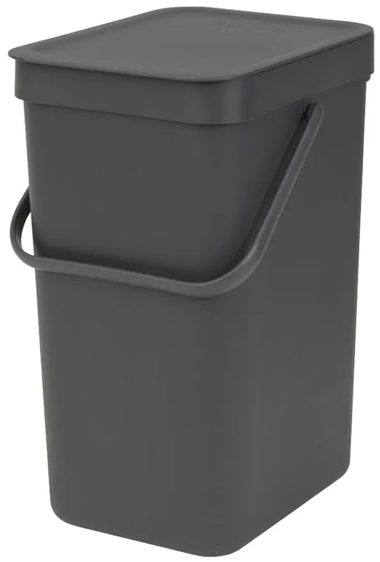 Brabantia Sort &amp; Go odpadkový koš 12 l šedá 109805