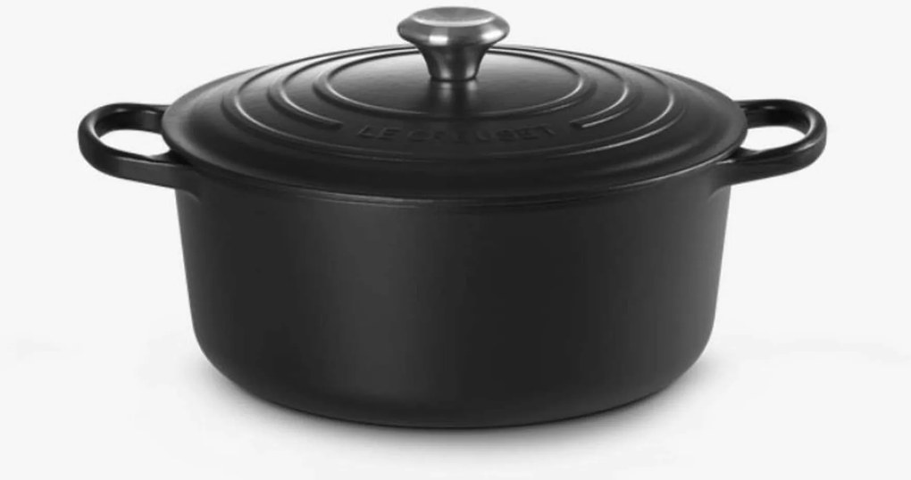 Le Creuset Signature - Pekáč kruhový s poklicí, objem 8,1 l, noir mat 21177300000430