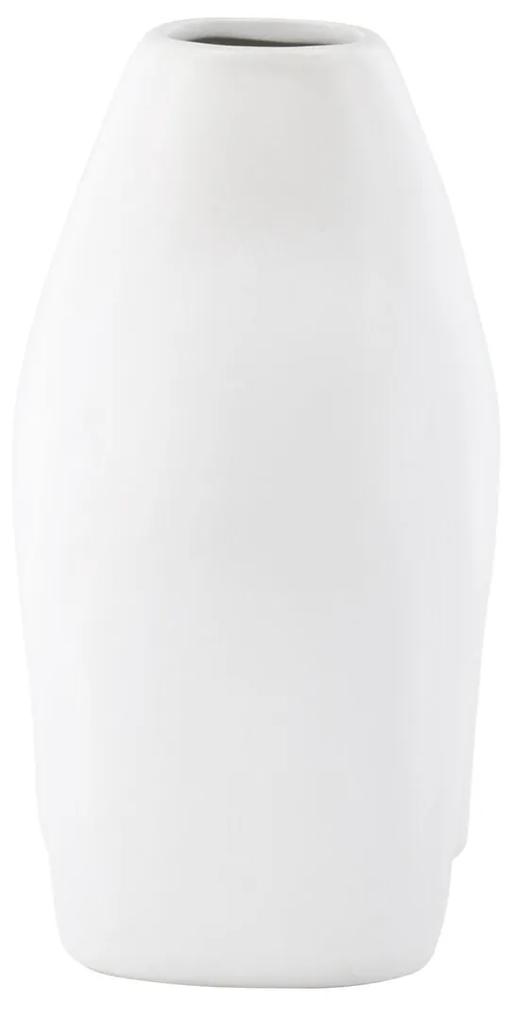 Váza Kento, bílá, 21x8x15