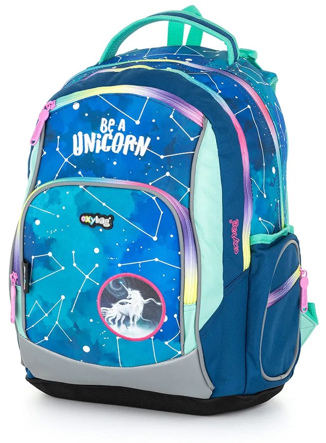 Karton P+P Školní batoh Oxy Go Unicorn pattern