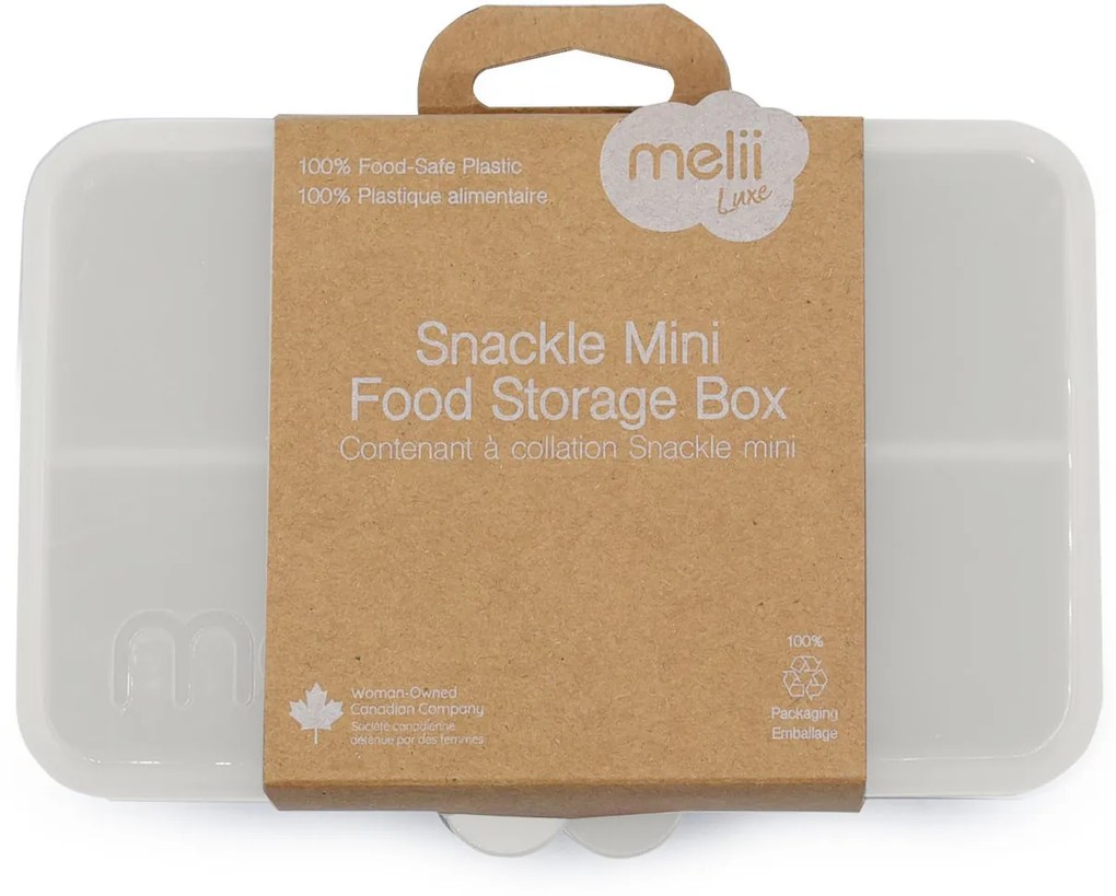 Melii snackle krabička na svačinu mini luxe béžová
