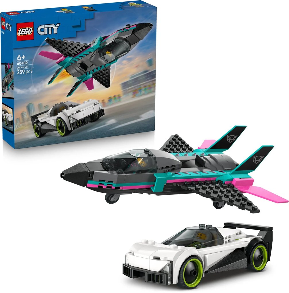 Lego® city 60489 tryskáč vs. auto 5702018056820