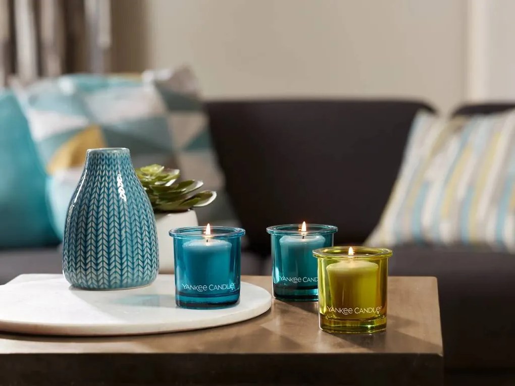 Yankee Candle – svícen na votivní svíčku Pop, růžová