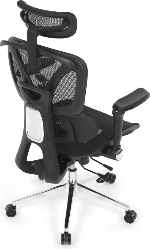 Kancelářská ergonomická židle PORTE II — síťovina, černá