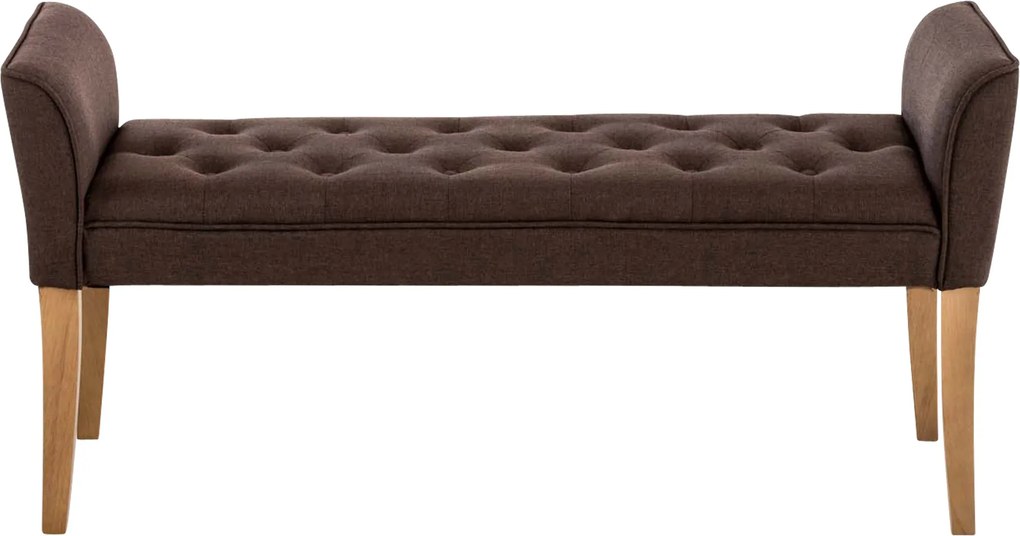 Chaiselongue Cleopatra, světlý antik – hnědá