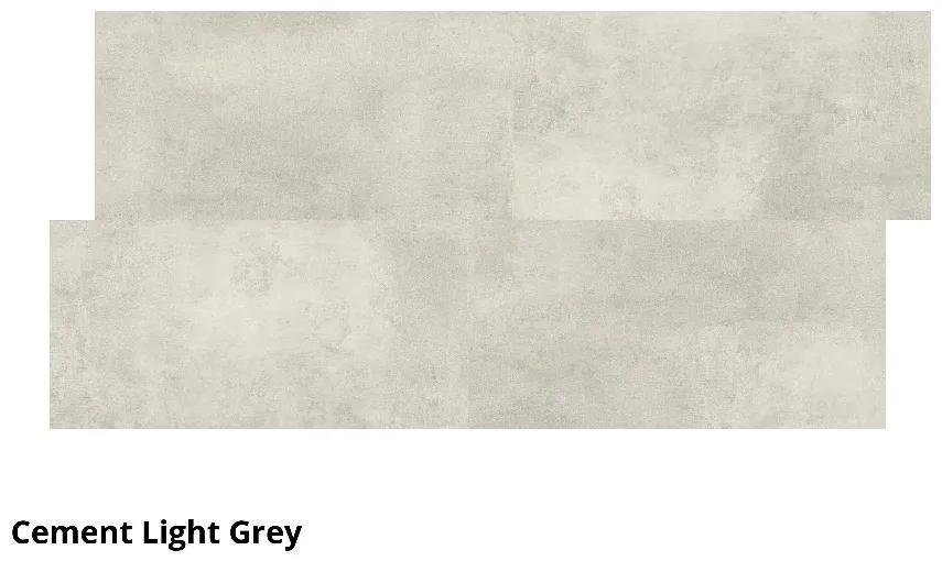Vinylová podlaha SPC Floor Concept cement light grey, 4,5 mm