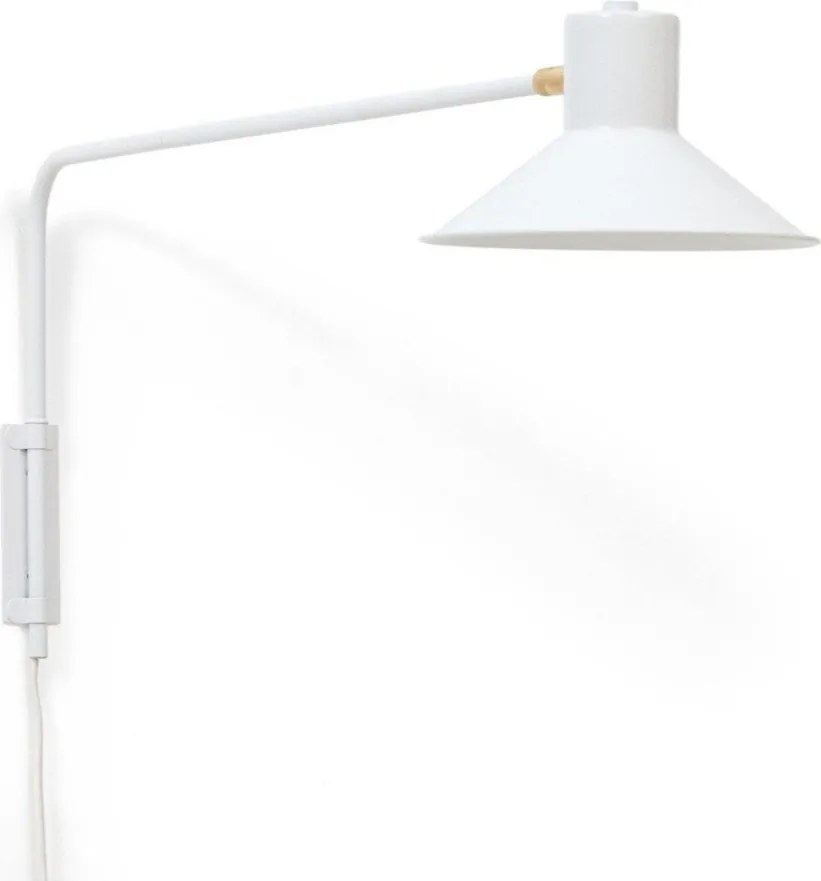 Bílé nástěnné svítidlo ø 20 cm Aria – Kave Home