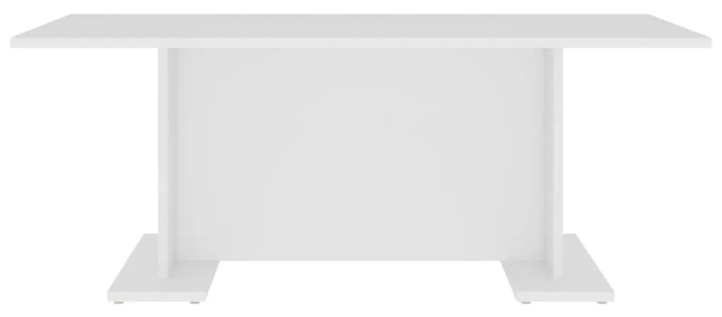 Konferenční stolek bílý 103,5 x 60 x 40 cm dřevotříska - Default Title