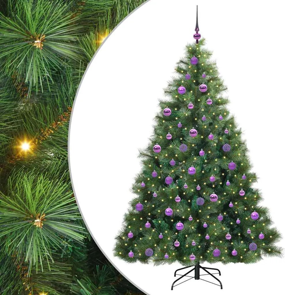 Umělý vánoční stromeček s stojanem Zelená 180 cm PE a PVC 3397789