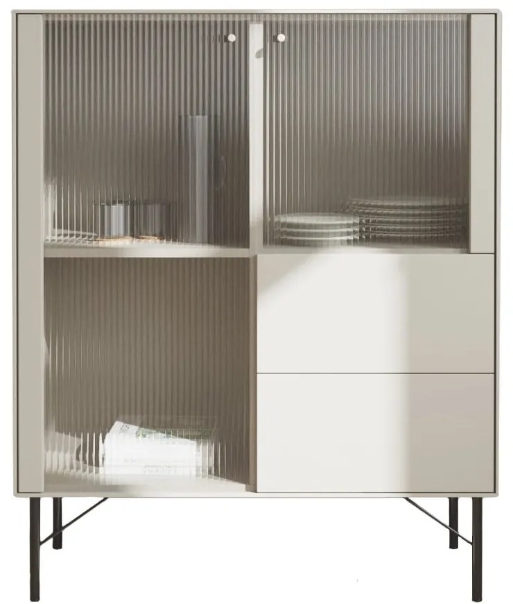 Světle šedá vitrína 91x111 cm Edge by Hammel – Hammel Furniture