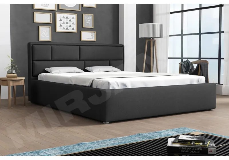 Čalouněná postel s úložným prostorem a roštem Nido, Rozměr postele: 120x200, Potah: Victoria 14 853