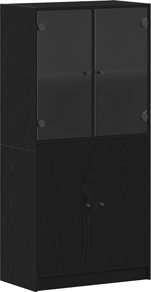 Vysoký bufet Černý dub 68 x 37 x 142 cm 3329301
