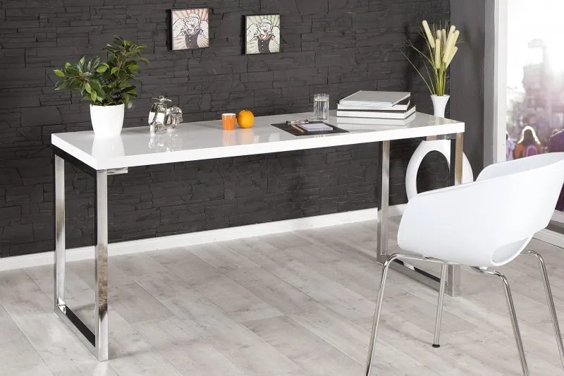 Psací stůl White Desk bílý 160cm