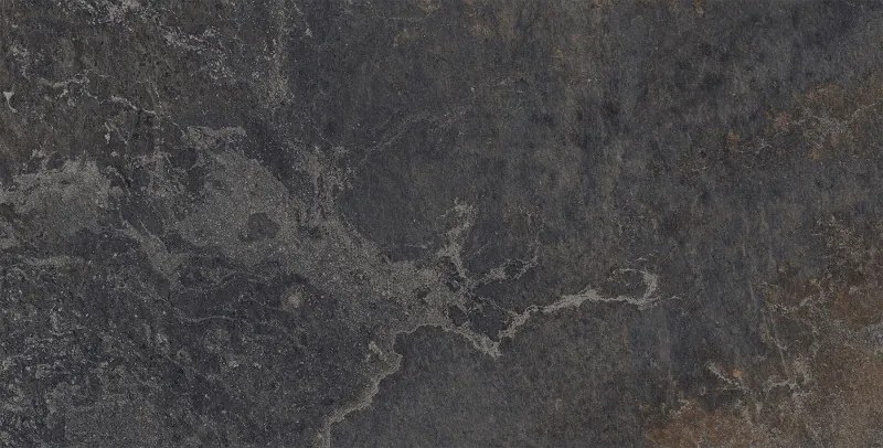 Mexen Blaze Nero glazovaná kamenina rekt. G1, podlahová-stěnová dlaždice 120 x 60 cm, carving - TL420-120-060-01