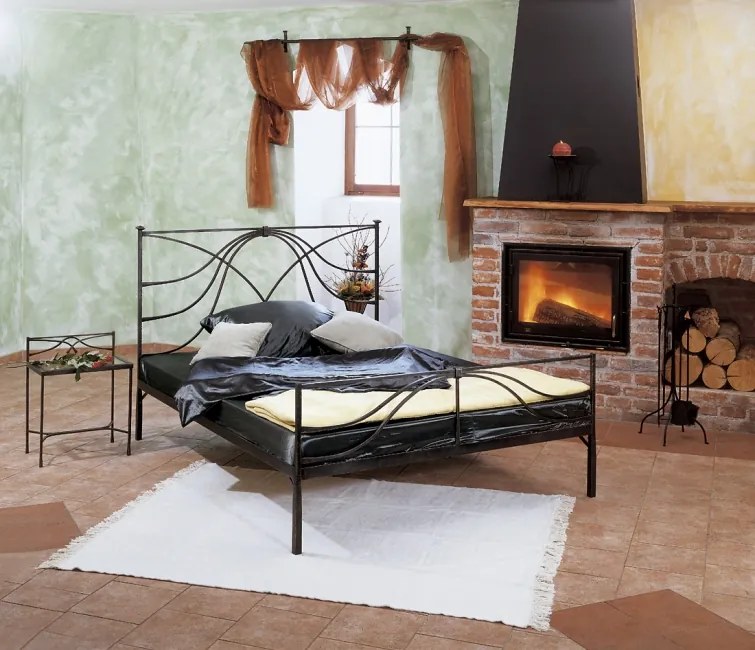 Iron Art CALABRIA kovaná postel pro rozměr matrace: 140 x 200 cm