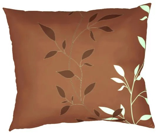 Dadka Povlečení krep Mandevila hnědá  240x220, 2x70x90 cm