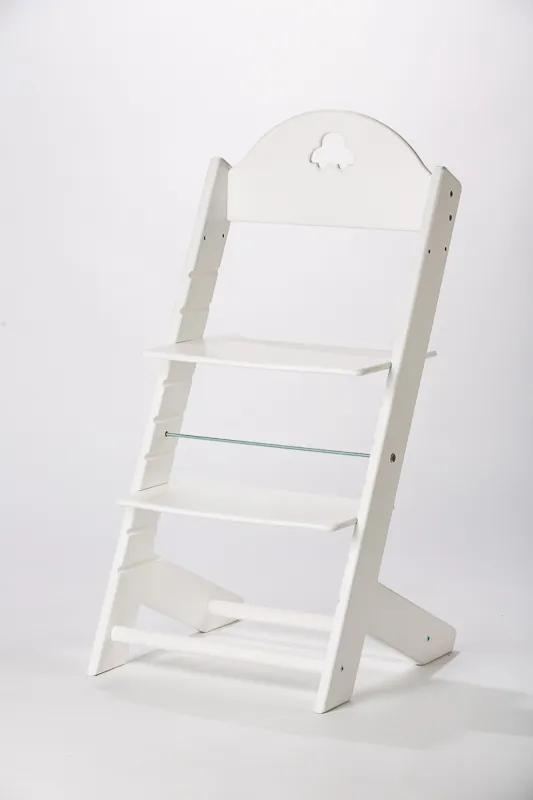 Lucas Wood Style rostoucí židle MIXLE -  bílá/bílá rostoucí židle MIXLE: Medvídek