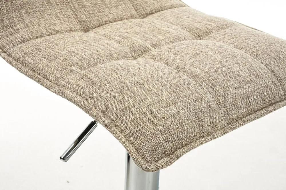 Bhm germany Barová židle Madison, textil, krémová