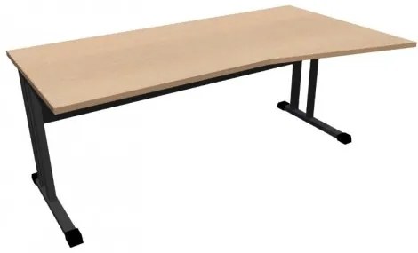 Kancelářský stůl Classic s ABS hranou CL5018 pravý - 3D3302