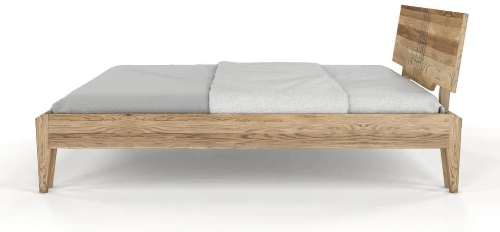Dubová postel Bari - retro olej  , Dub retro, 180x200 cm