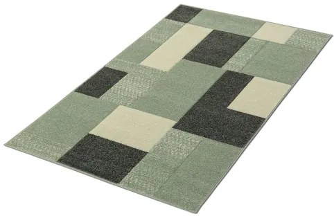 Koberce Breno Kusový koberec PORTLAND 759/RT4G, Zelená, Vícebarevné, 67 x 120 cm