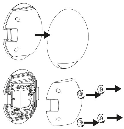 PANLUX LEON CIRCLE nástěnné zahradní LED svítidlo 2W antracit