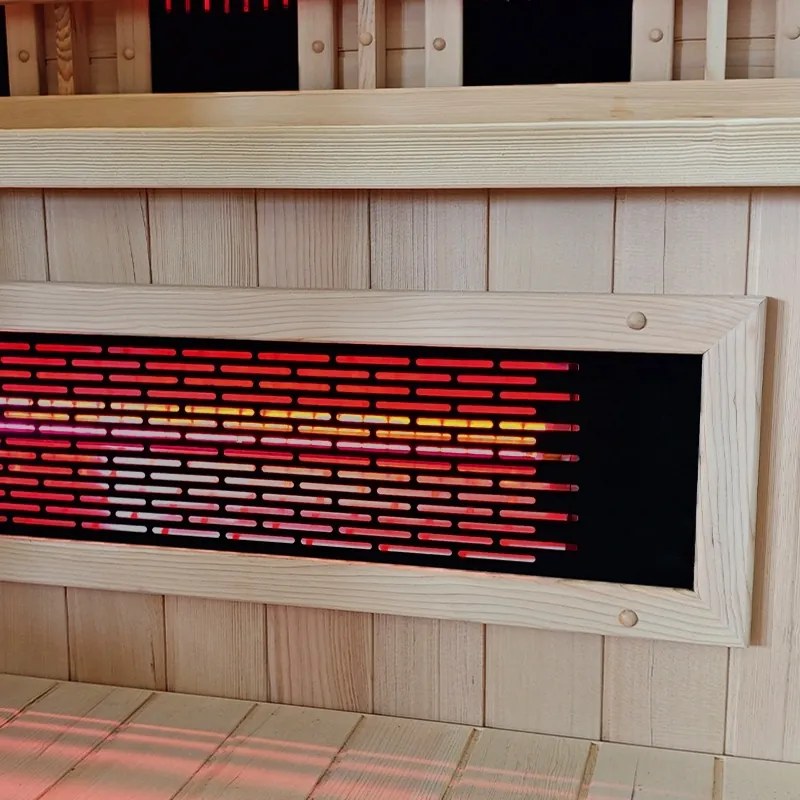 BPS-koupelny Kombinovaná sauna 2v1 - Infrasauna + finská sauna 150x150, 4-5 osob
