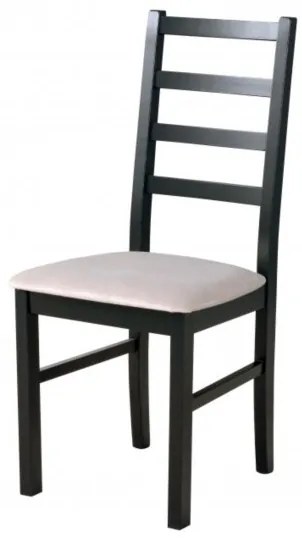 Sconto Jídelní židle NILA 8 černá/béžová