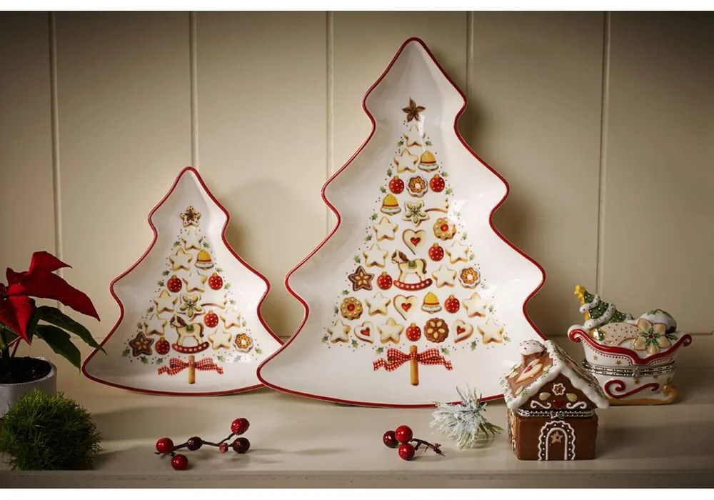 Winter Bakery Delight Mísa ve tvaru vánočního stromku 26,5 cm, Villeroy & Boch