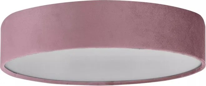 Searchlight 23298-3PI Stropní sametový lustr VELVET RŮŽOVÝ, průměr 50cm