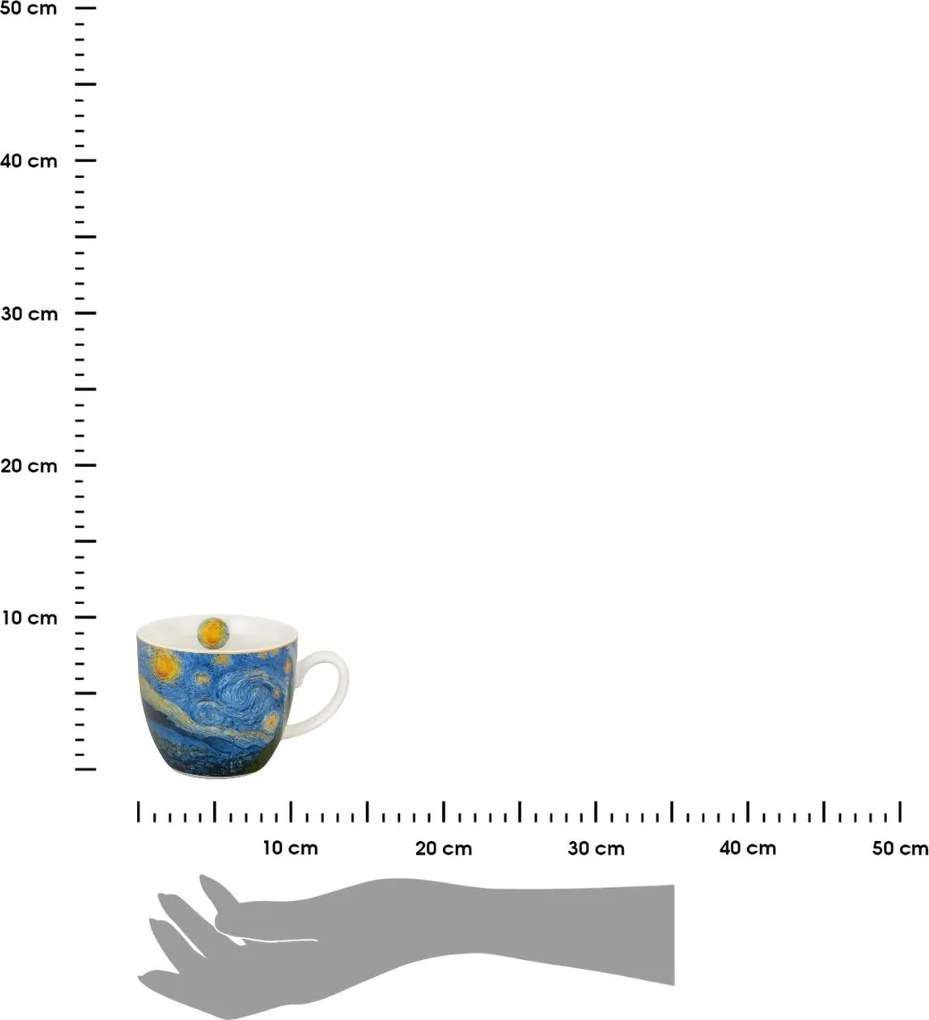Porcelánový hrnek Van Gogh Starry Night 460 ml