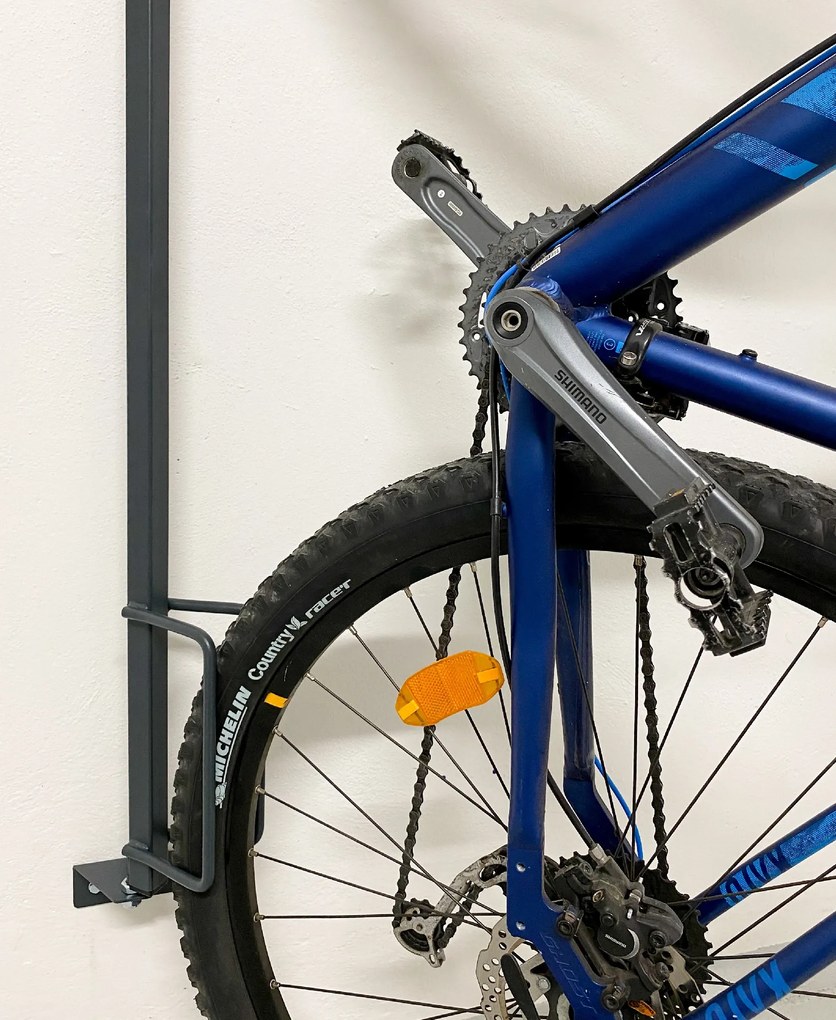 Natáčecí stojan na zeď pro jedno kolo KACERLE KS-750 Pro šířku pláště kola: do 7 cm (2,8") e-kola a 29" kola, Varianta: bez oka k uzamčení