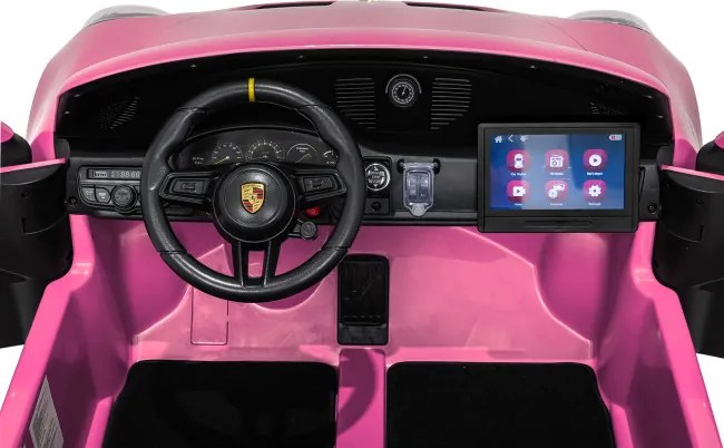 Elektrické autíčko Porsche 911 GT3 STRONG MP4 růžové