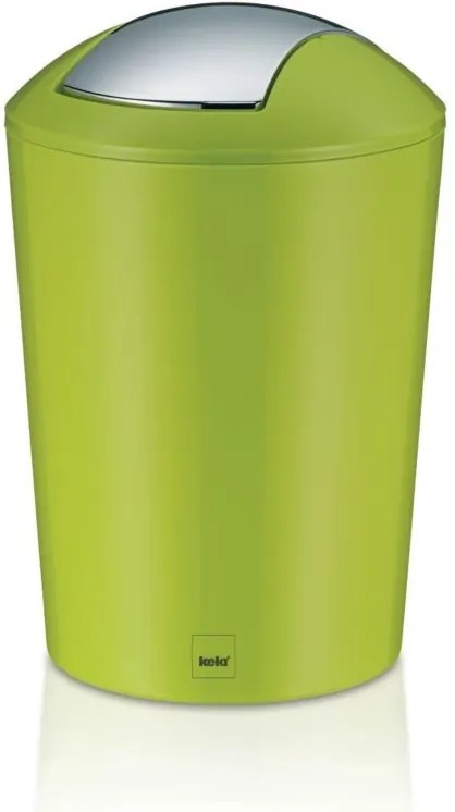 Odpadkový koš MARTA 5L plast, zelený KELA KL-22771