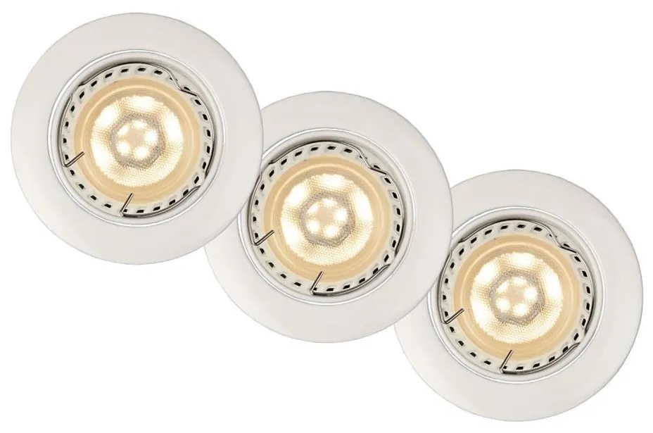 Lucide 11001/15/31 - SADA 3x LED podhledové svítidlo FOCUS 1xGU10/5W/230V bílé