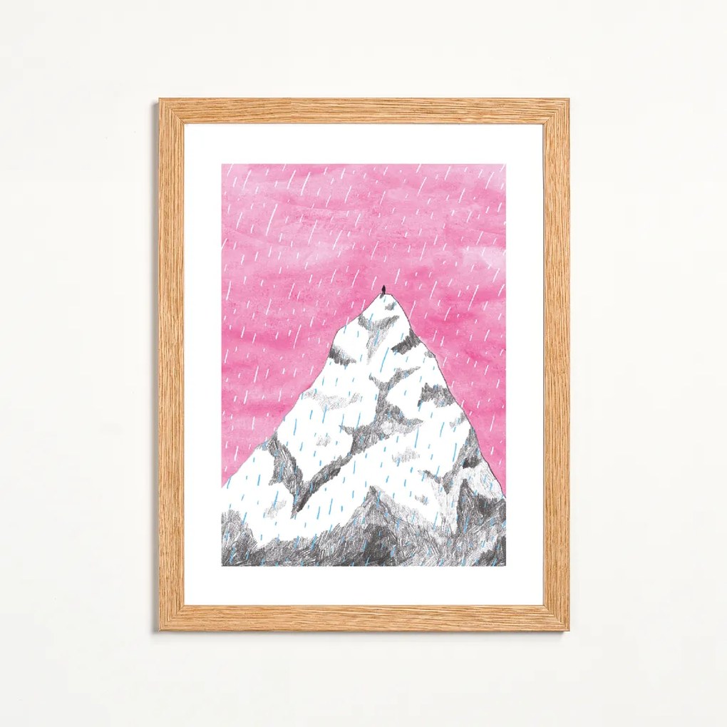 Pavla Baštanová | Turista Rám: Černý, Velikost: 30 x 20 cm