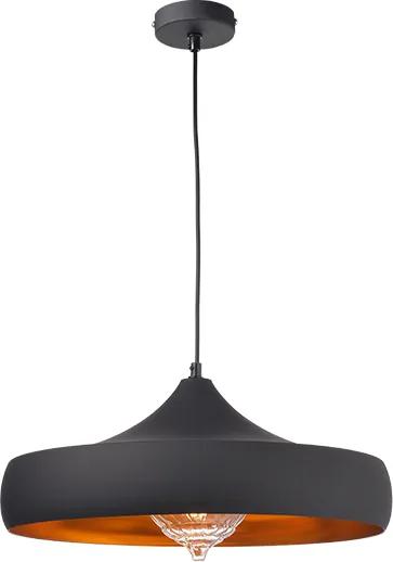 ACA DECOR Závěsné svítidlo Pine Black Ø 46 cm
